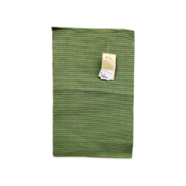 Table Mat cotton 12 x 18 Inch - Green Color